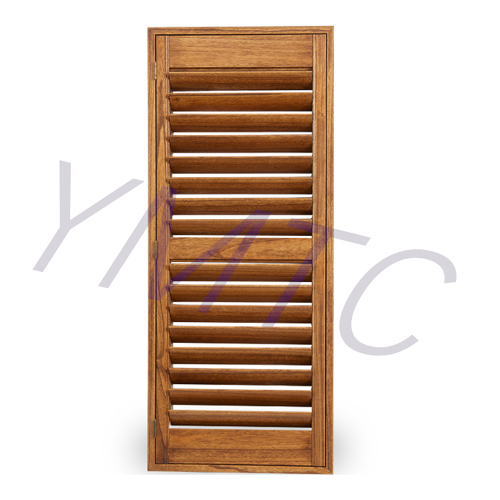 real wooden plantation shutters Paulownia wood basswood - ymtchomedecor