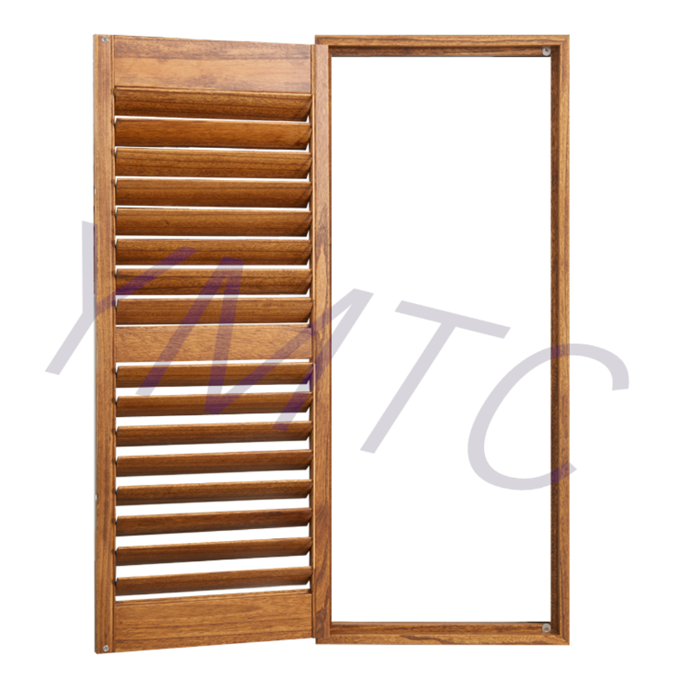 real wooden plantation shutters Paulownia wood basswood - ymtchomedecor